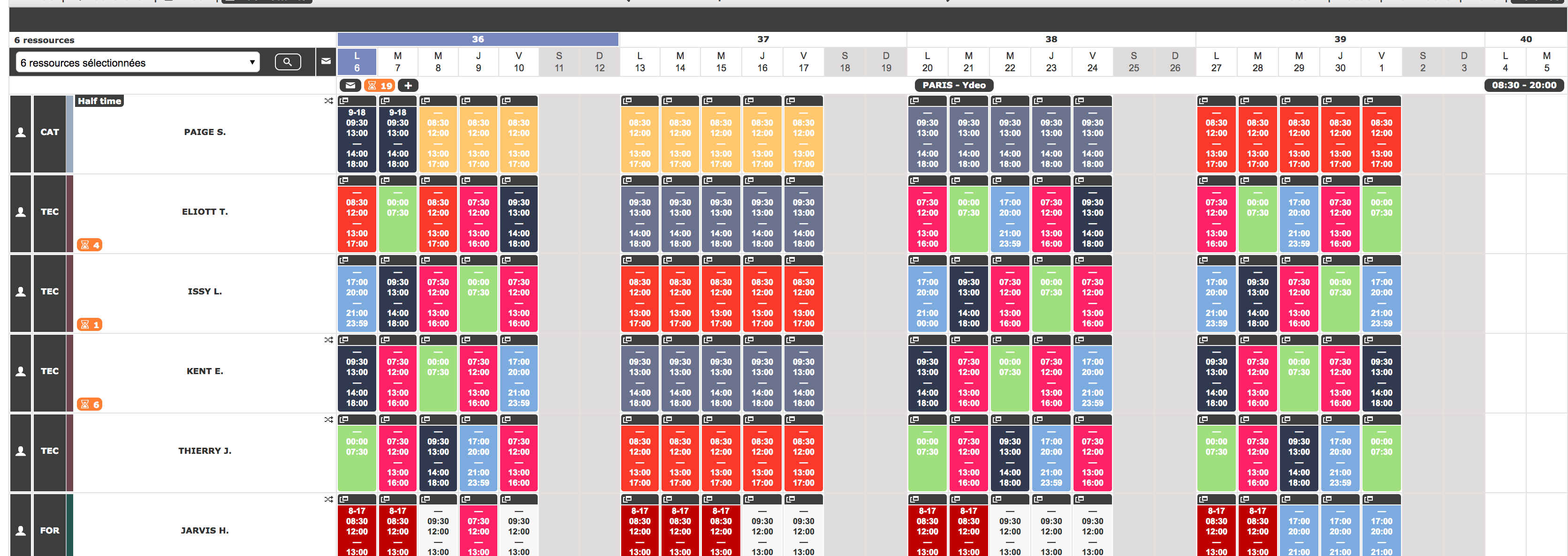 Logiciel de gestion de planning du personnel en ligne | Netside Planning Logiciel de gestion de planning du personnel en ligne | Netside Planning